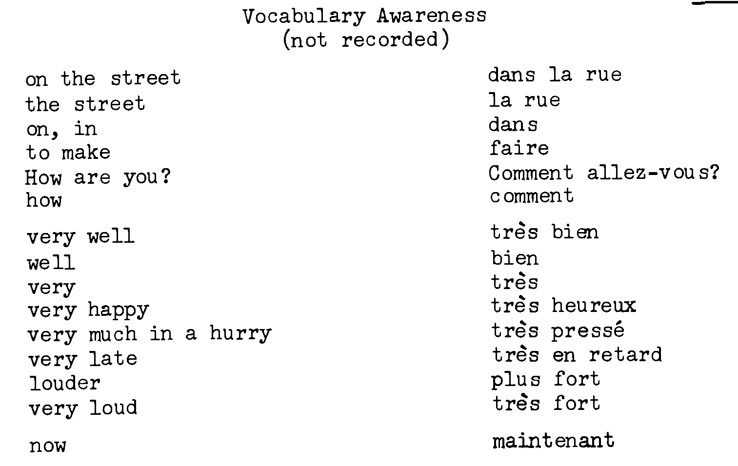Unit 01 - FSI French Basic Course