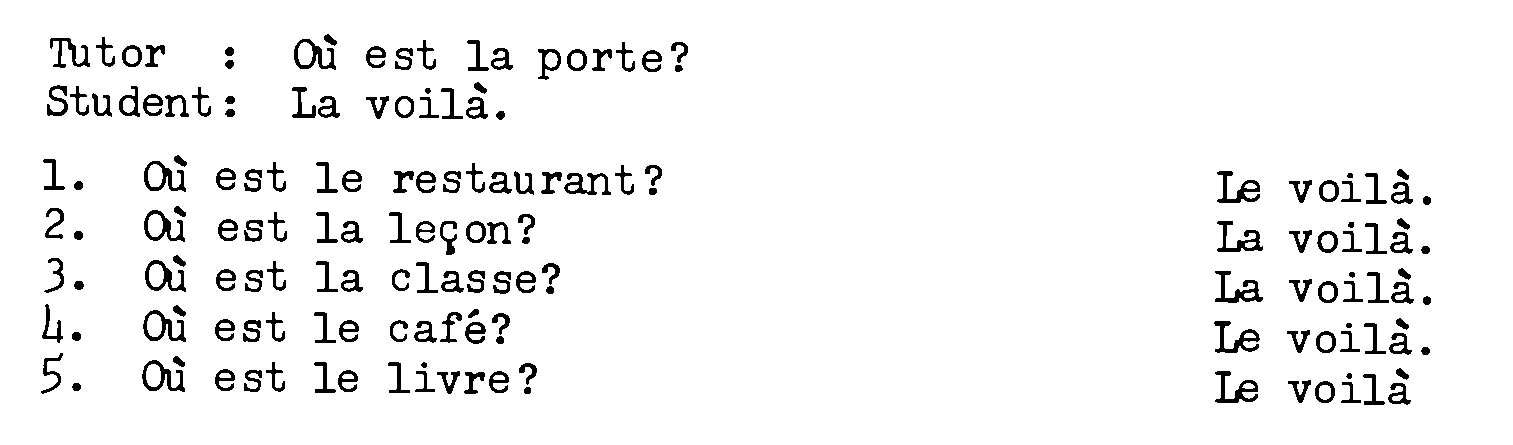 Unit 01 - FSI French Basic Course