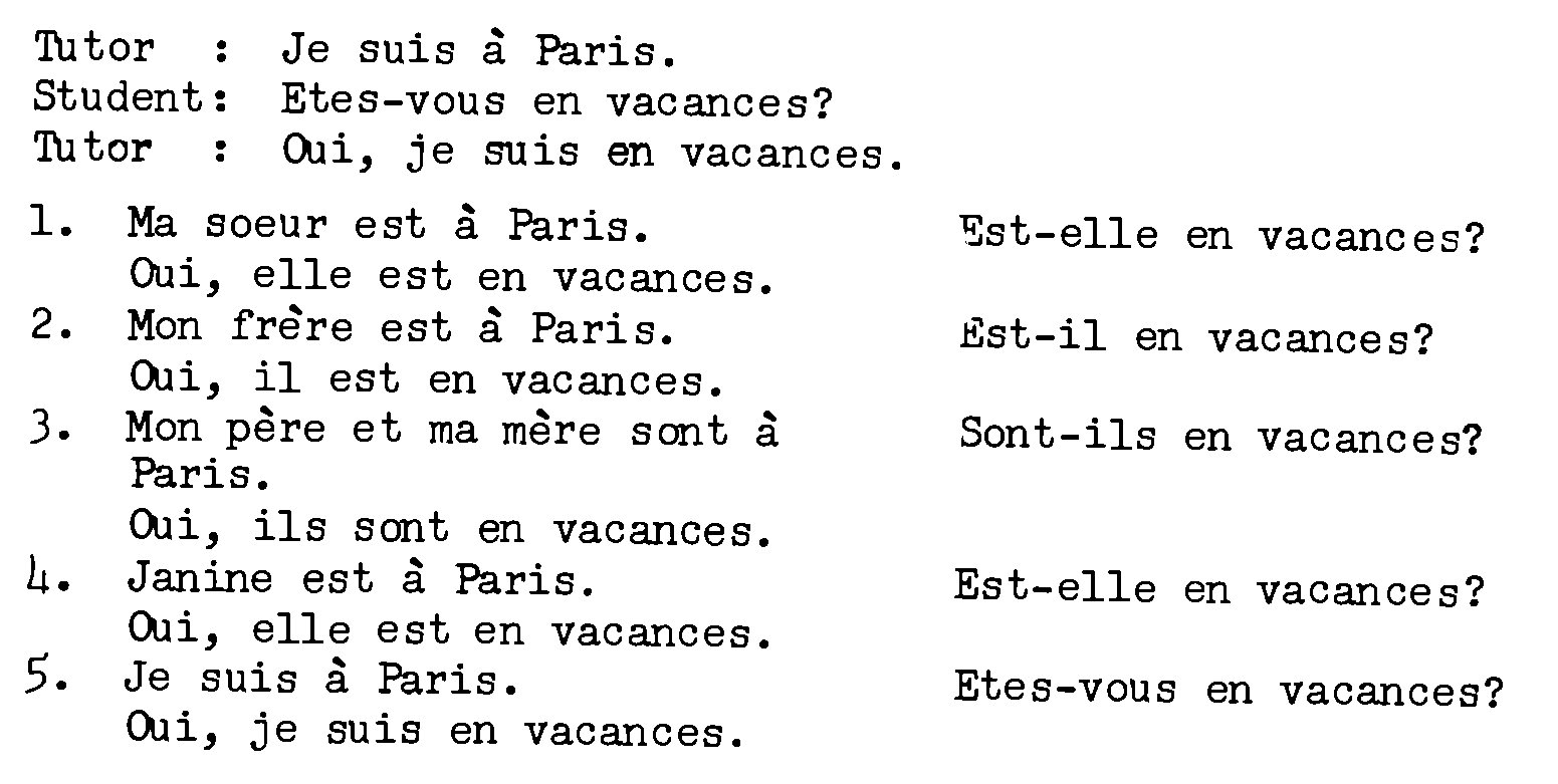 Unit 01 - FSI French Basic Course